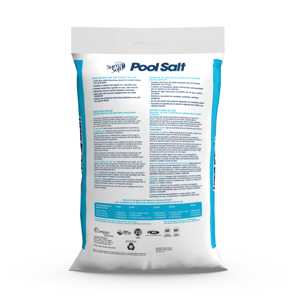 SureSoft® Pool Salt Crystals
